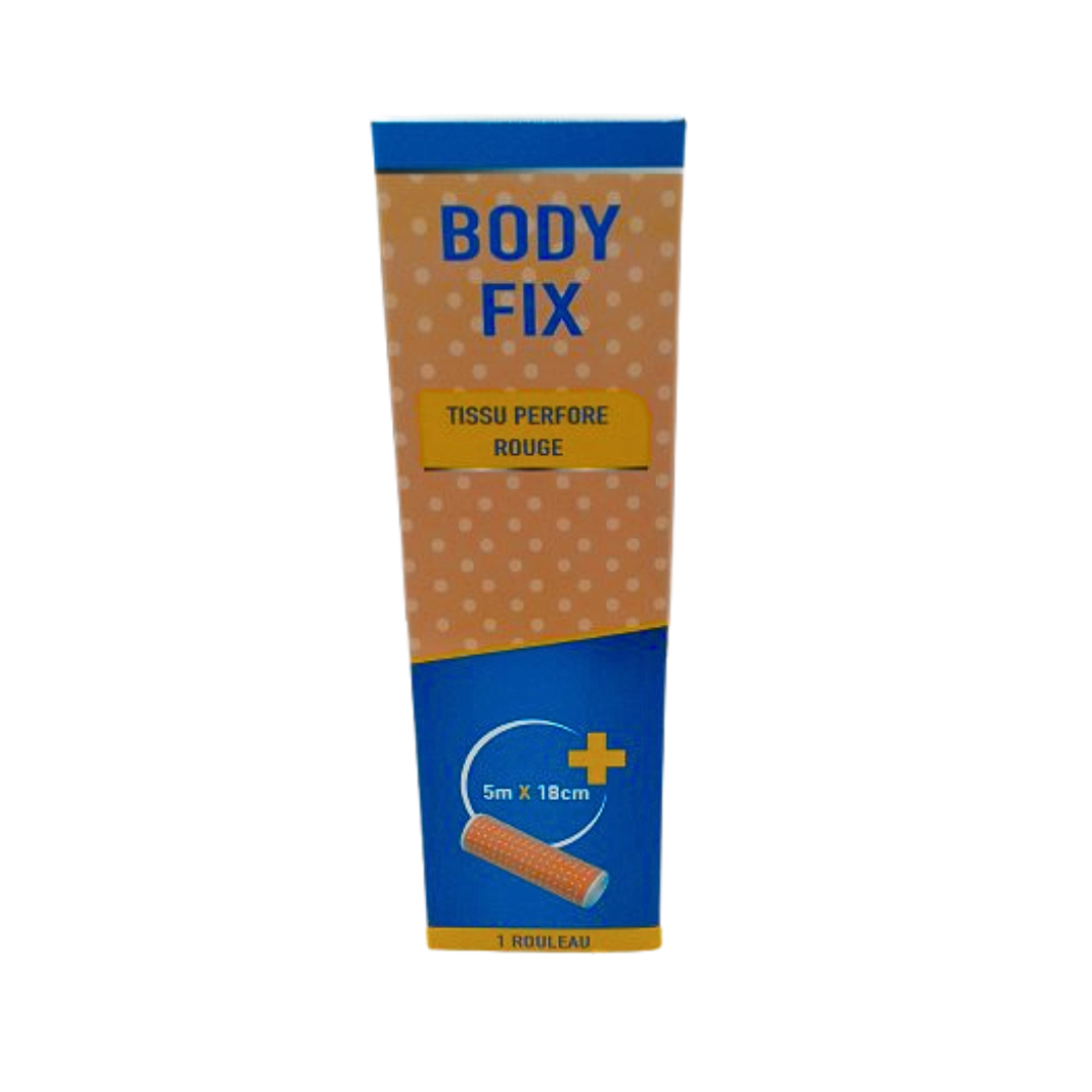Body Fix Sparadrap Perfore 5*18cm Rouge - Beautymall