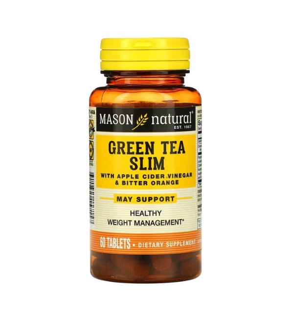 Mason Natural Green Tea EGCG - Slim 60 Tablets 1571-60A - Beautymall