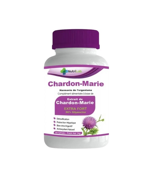 Nutrilab Chardon Marie 60 Gelules - Beautymall
