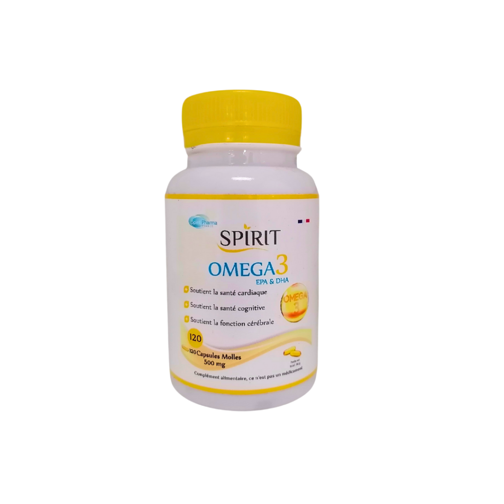 Spirit Omega 3 120 Capsules 500mg - Beautymall