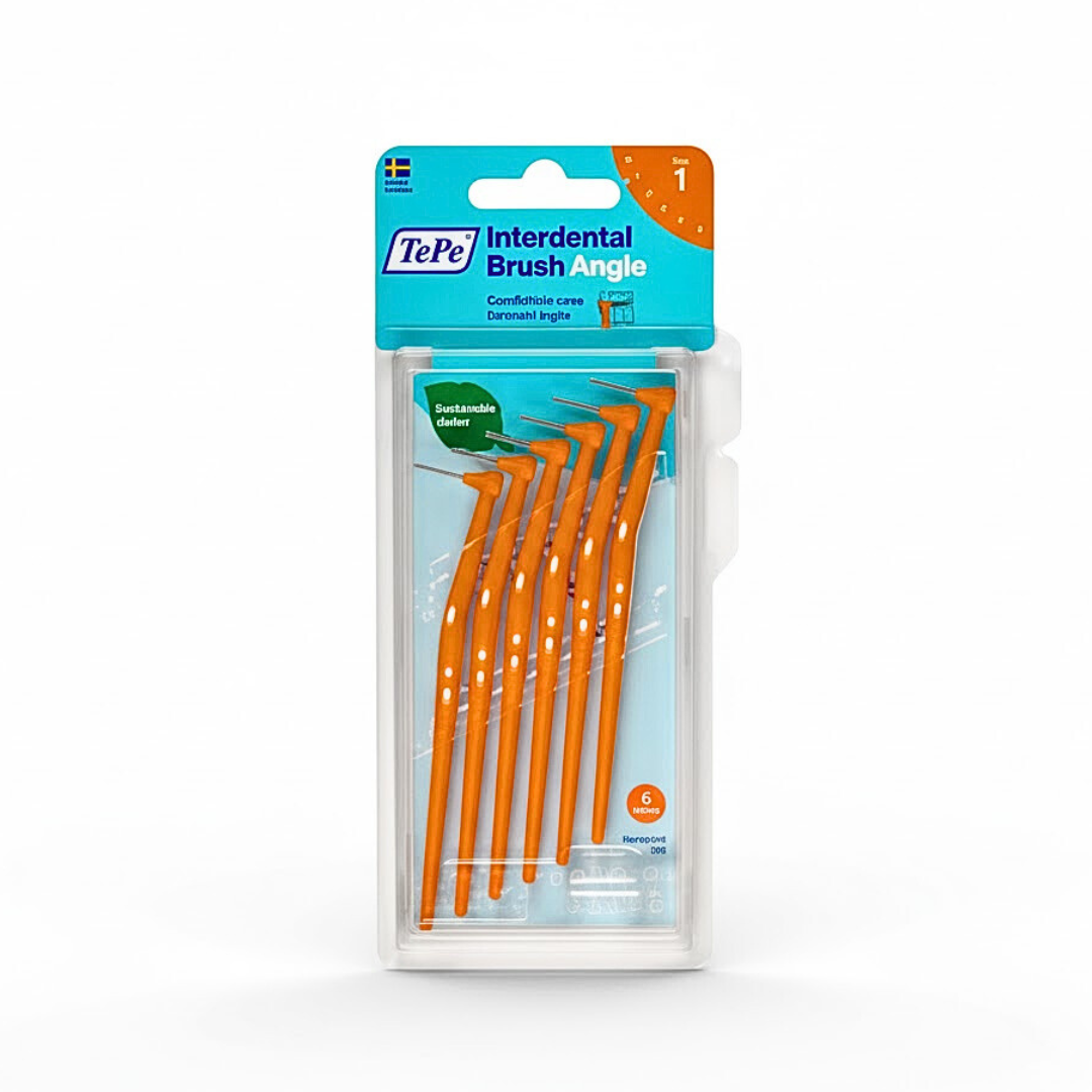 Tepe Interdental Brush Orange 0.45mm Taille 1 -6 Pieces – Beautymall