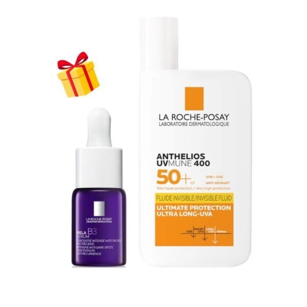 La Roche Posay Anthelios Fluide UVMUNE 400 invisible = Mela B3 ...